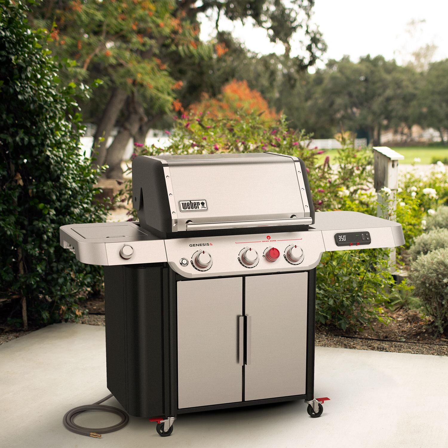 Weber GENESIS SX-335 Smart Grill - NG - Stainless Steel : BBQGuys