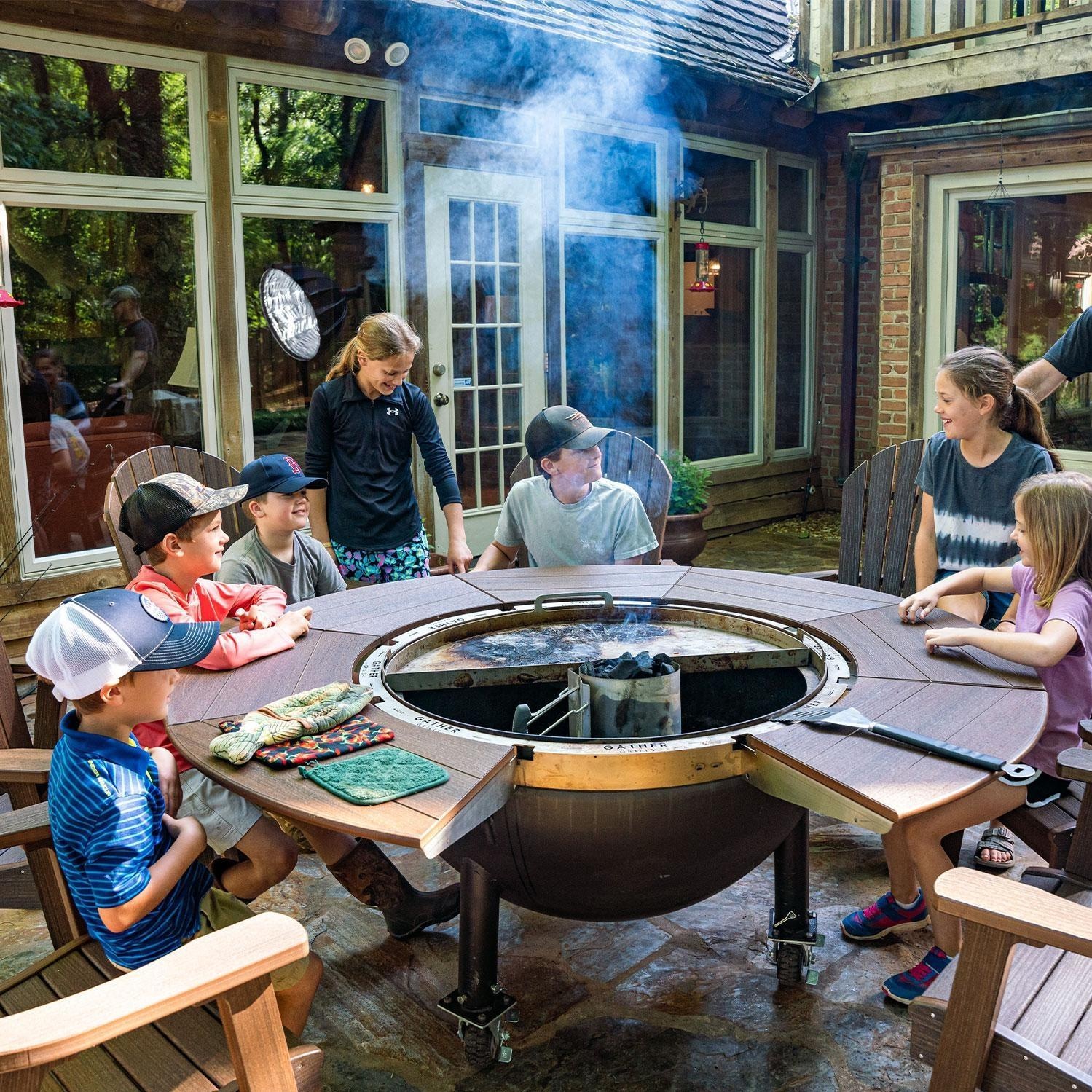 Gather Grills Pioneer 35-Inch Wood Fired Grill W/ Standard Package ...