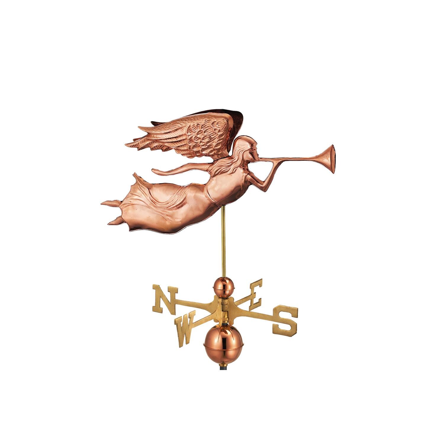 Angel Weathervane By Good Directions - Polished Copper : BBQGuys