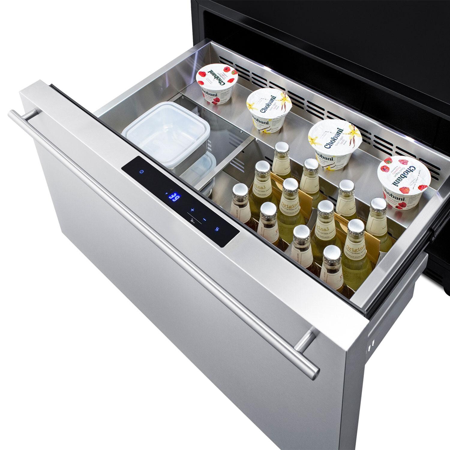 Summit 30-Inch Built-In Outdoor Drawer Refrigerator - FF30DR : BBQGuys