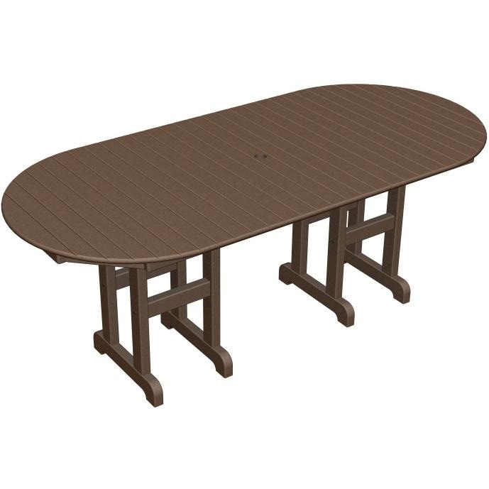 Poly-Wood Recycled Plastic Wood Dining Table - 36 X 78 Oblong : BBQGuys
