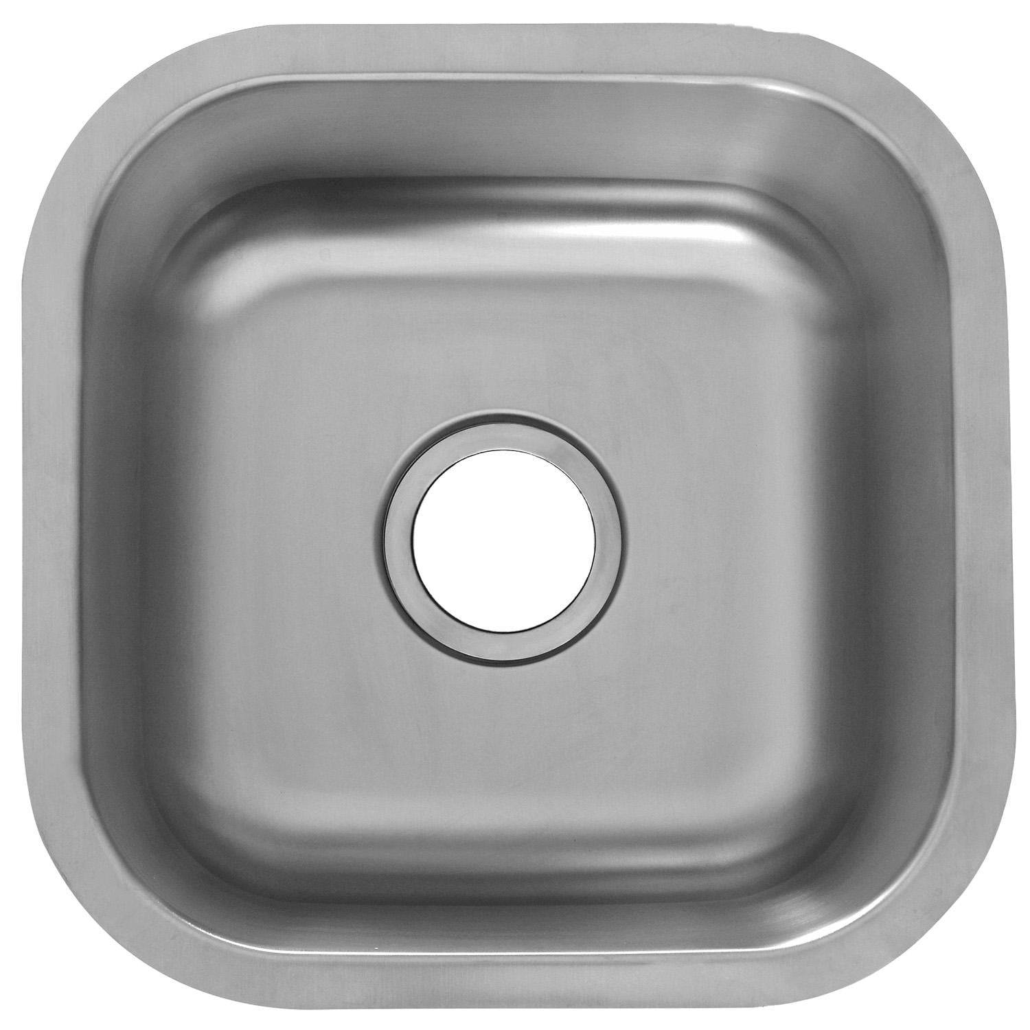 Intrepid 16 X 16 Outdoor Stainless Steel Bar Sink with Huntington Brass ...