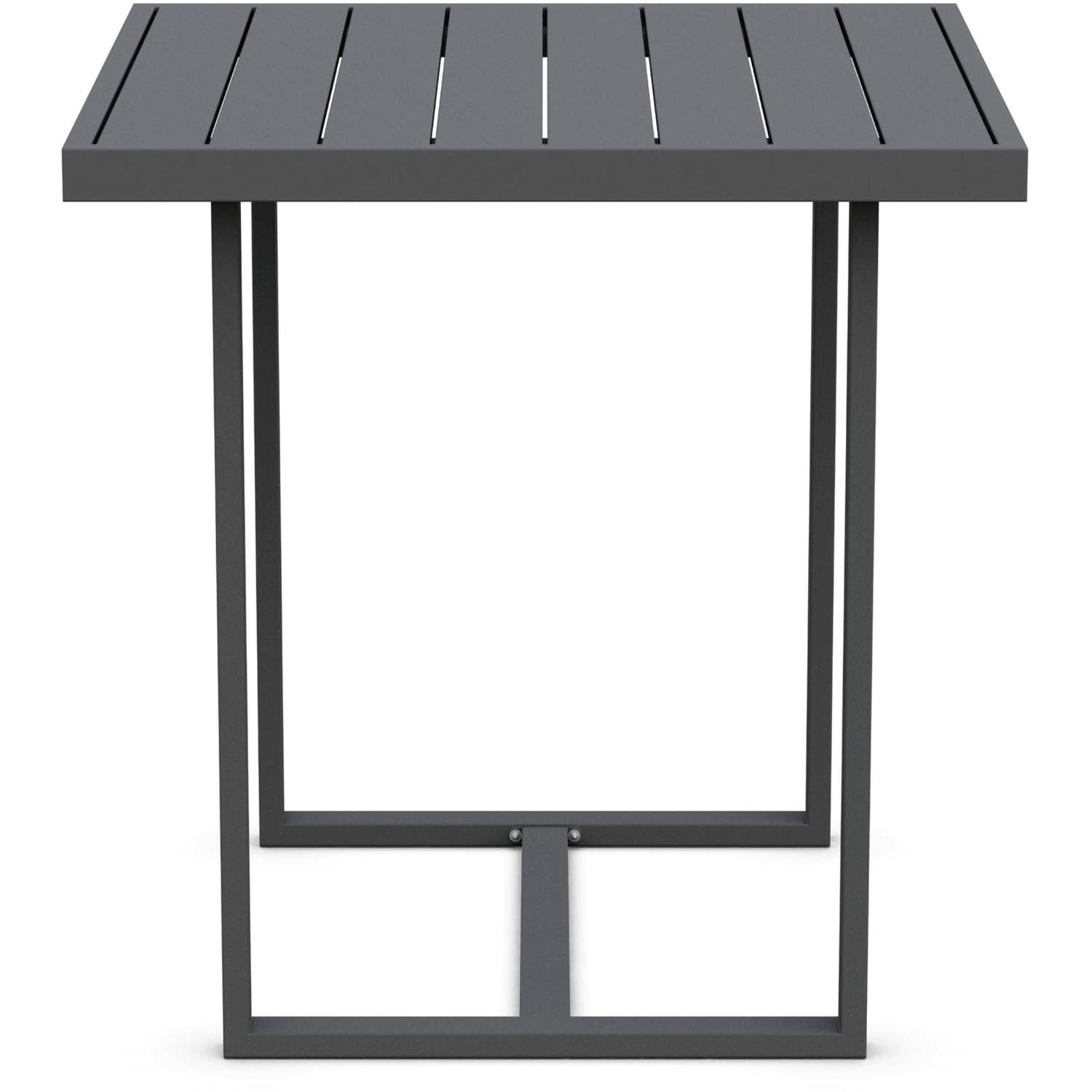 Pavia 35 Inch Charcoal Aluminum Counter Table By Azzurro Living : BBQGuys