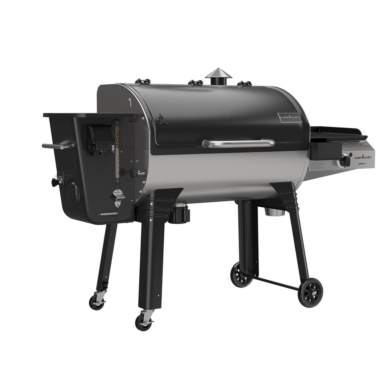 Camp Chef Woodwind SS 24 Pellet Grill With Propane Sidekick Griddle ...