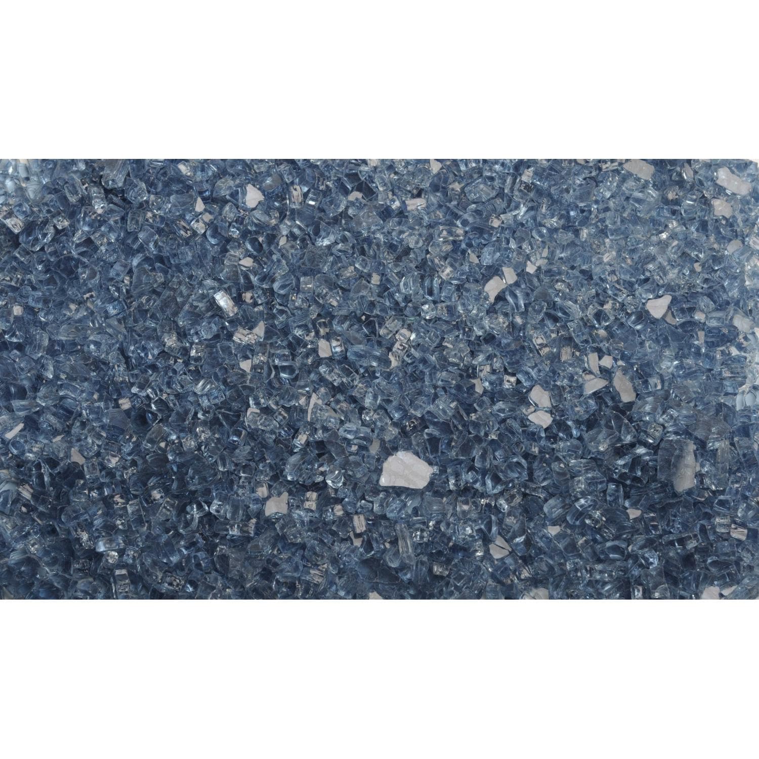American Fireglass 1/4 Inch Pacific Blue Fire Glass - 10 Lbs : BBQGuys