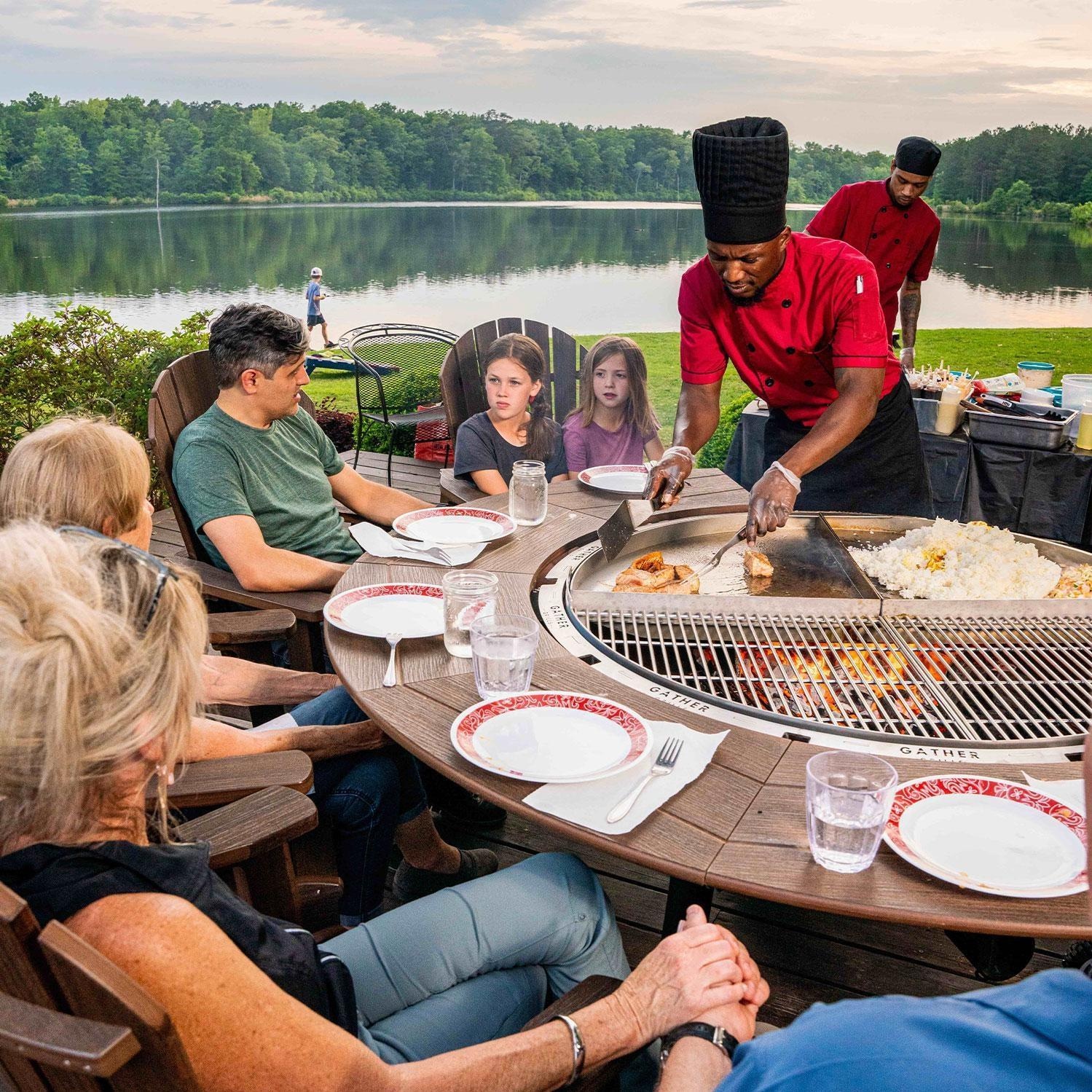 Gather Grills Reunion 46-Inch Wood Fired Grill W/ Standard Package ...