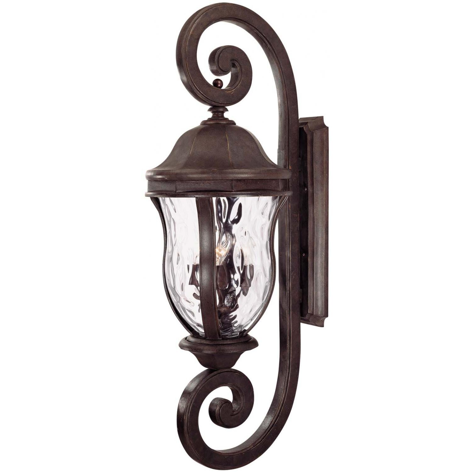 Savoy House Monticello Four Light 40-Inch Wall Mount Lantern - Walnut ...