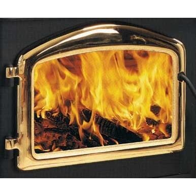 Napoleon H222G Standard Arch Cast Iron Stove Door - 24 KT Gold Plated ...