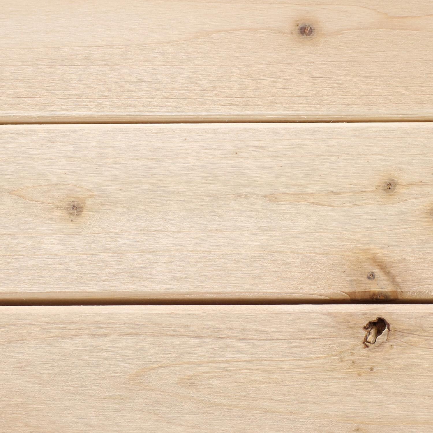 Ultimate Patio 41 3/4 X 22 1/4-Inch Rectangular Rustic Log Cabin Style ...