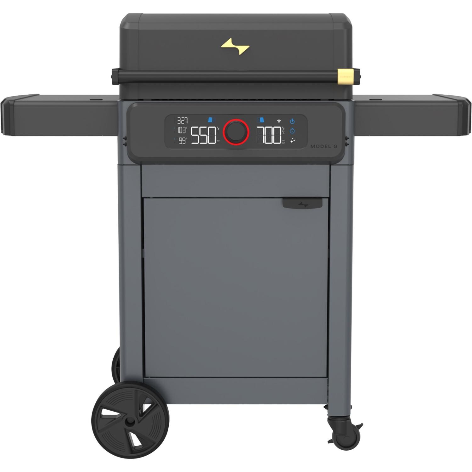 Current Model G Dual Zone Electric Grill W/ Cabinet in Black ...