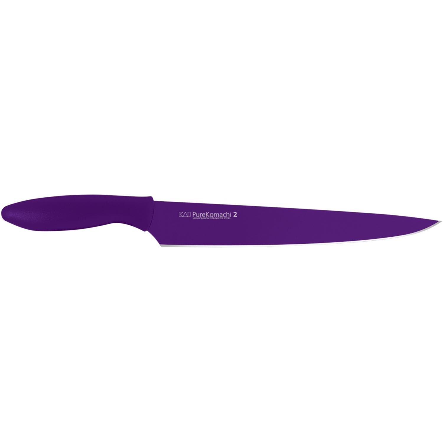 Kai Pure Komachi 2 9-Inch Slicing Knife With Sheath - Plum : BBQGuys