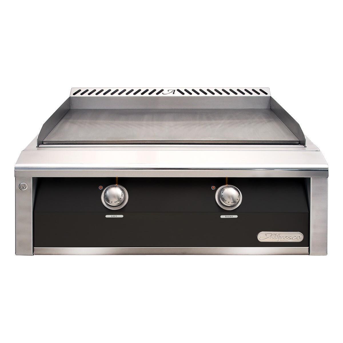 Alfresco 30-Inch Built-In Natural Gas Griddle in Jet Black Gloss - AXE ...