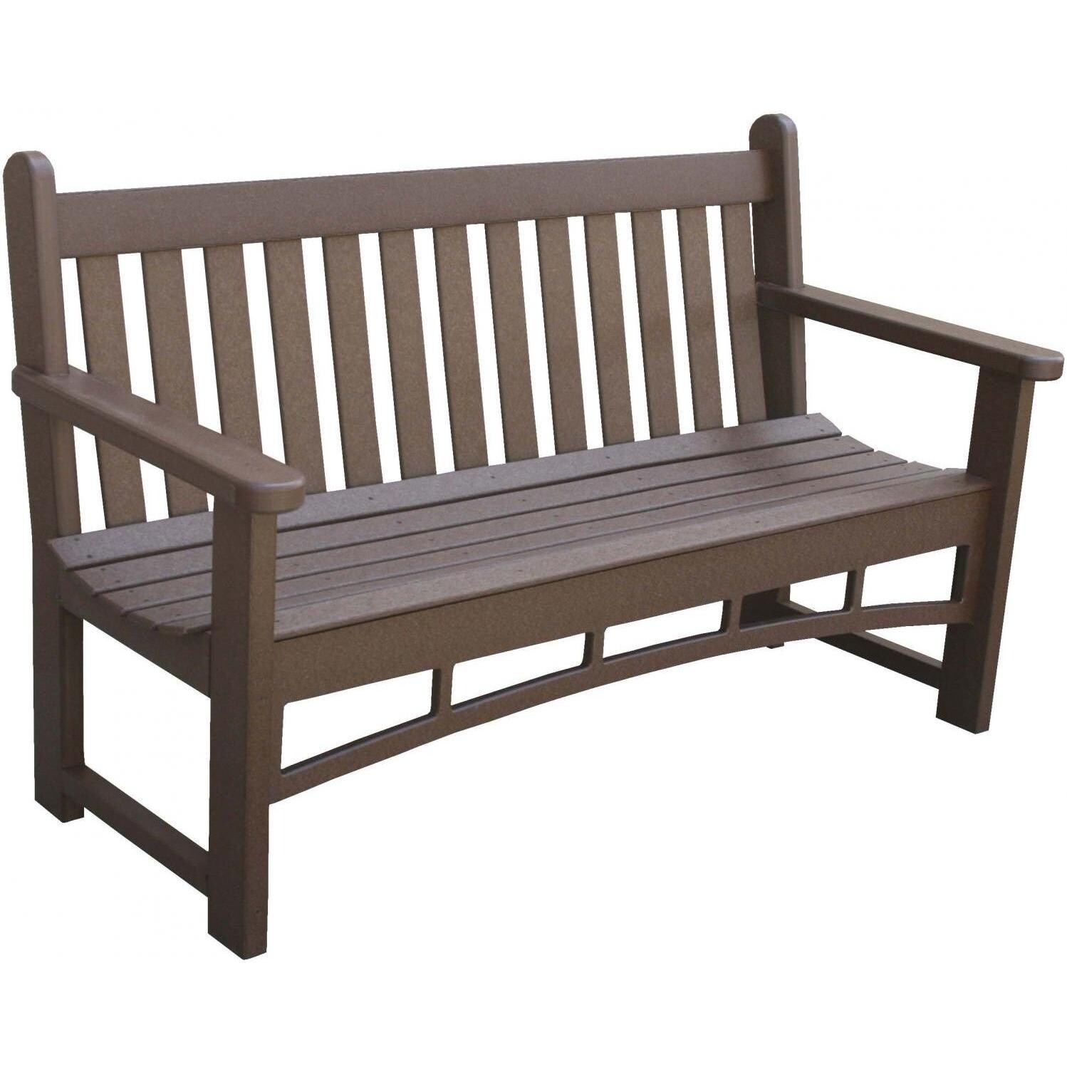 Eagle One Santa Fe 3-Person Recycled Plastic Patio Bench : BBQGuys