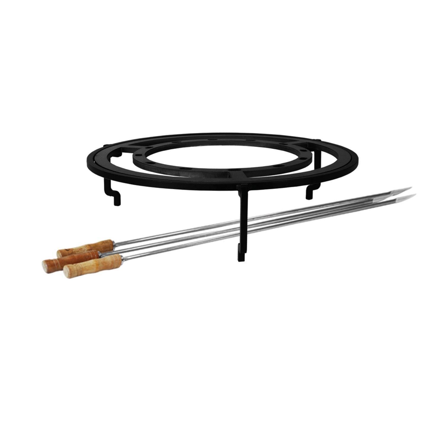 OFYR 21 Inch Brazilian Grill Rack Set 100 - OA-G-B-100 : BBQGuys
