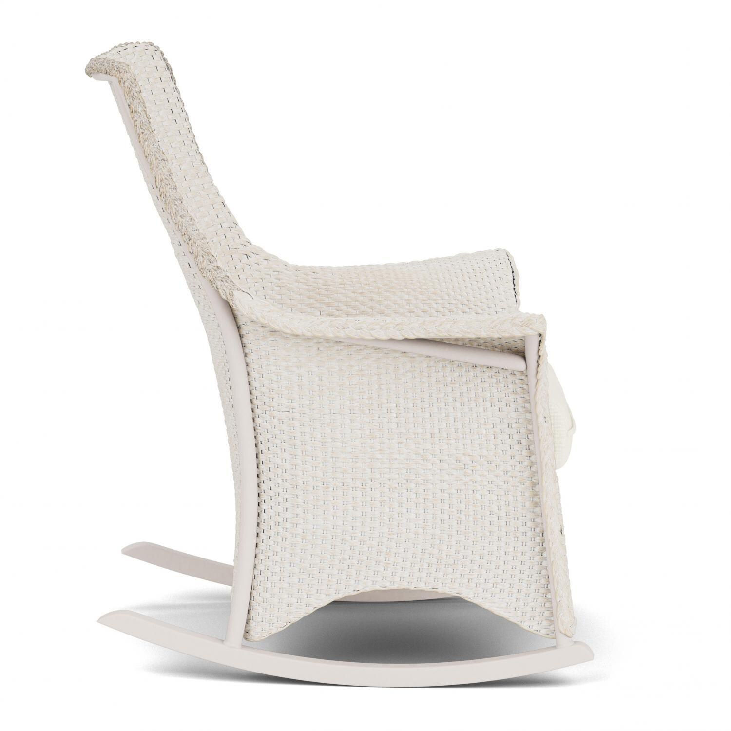 Mandalay Lloyd Loom Rocking Chair in Antique White/Sailcloth Salt by ...