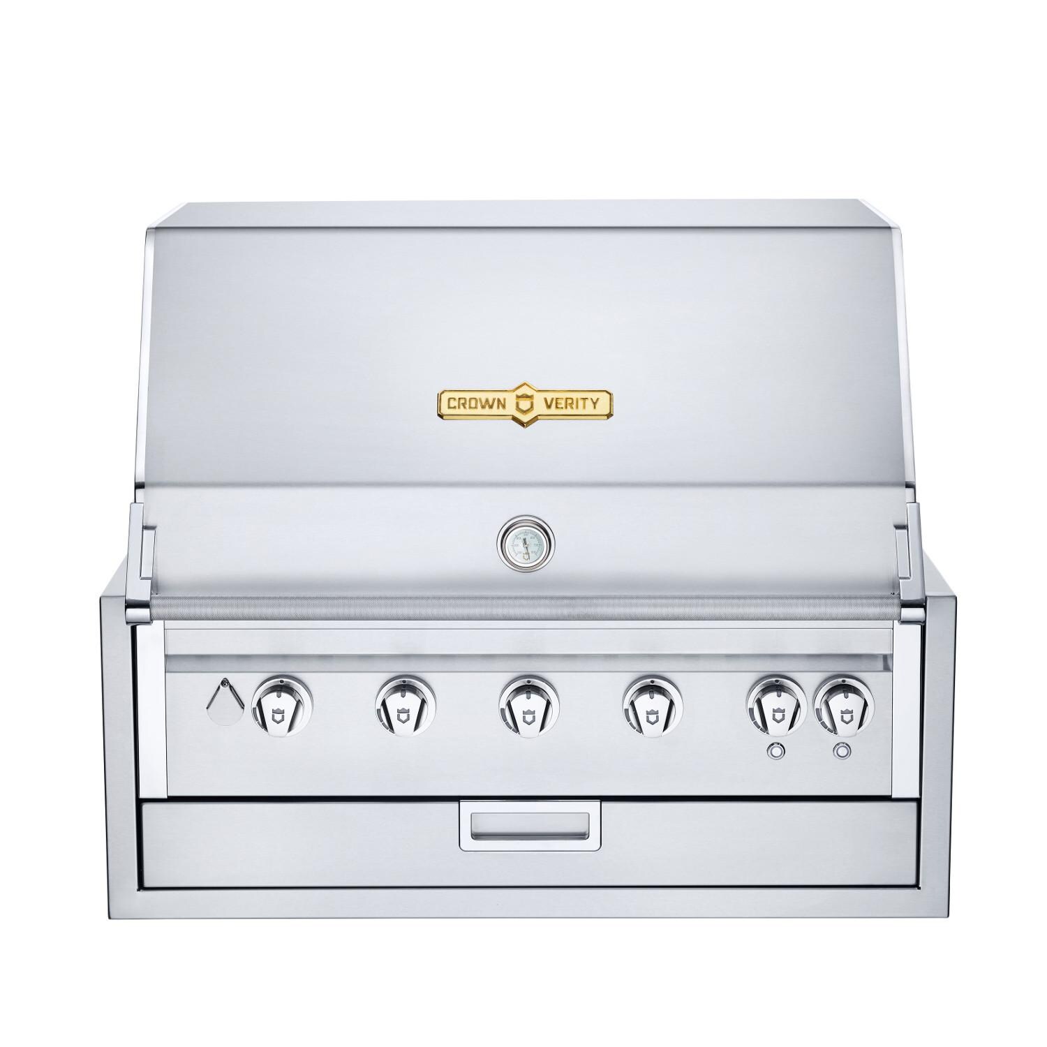 Crown Verity Infinite Series 36-Inch Built-In Natural Gas Grill W ...