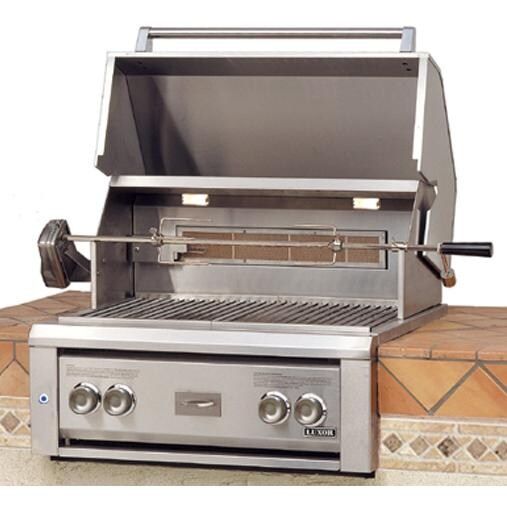 Luxor LED Series 30-Inch Built-In Natural Gas Grill W/ One Infrared ...