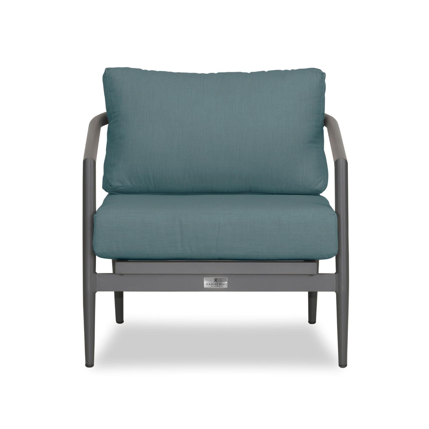 Midnight Cove Aluminum Club Chair in Slate/Cast Lagoon by Lakeview ...