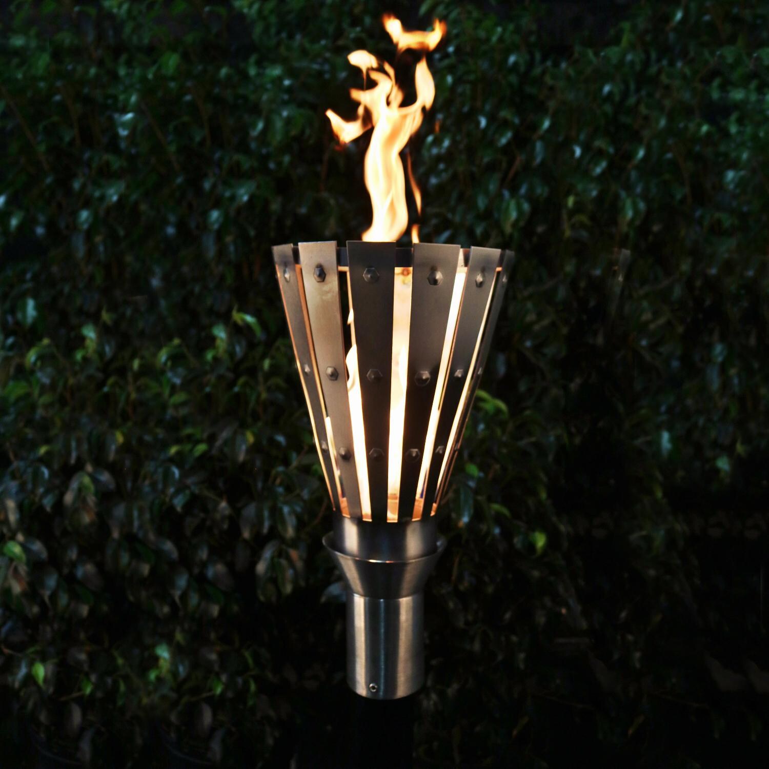 The Outdoor Plus Black Corten Steel Top Fires Torch - TT3SM - Liquid ...
