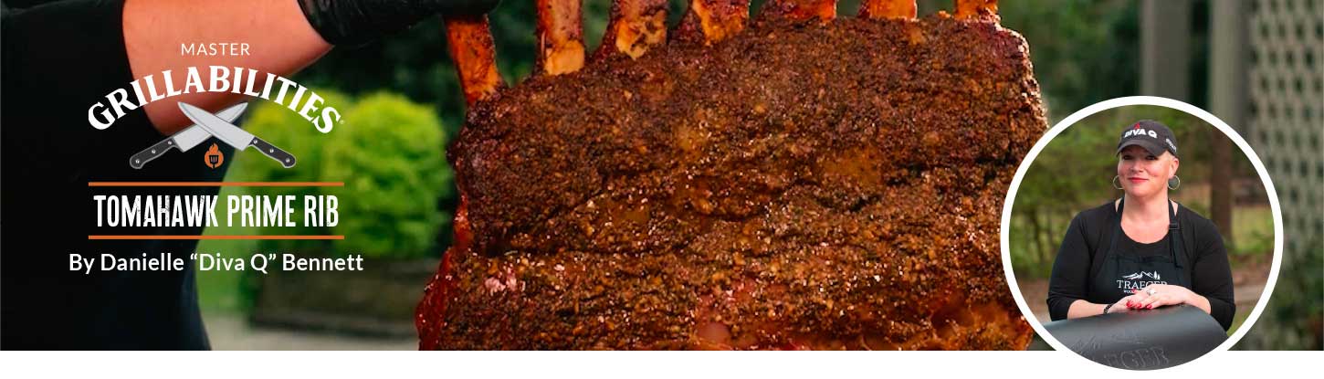 Smoked Tomahawk Prime Rib Roast | Recipe from Diva Q : BBQGuys